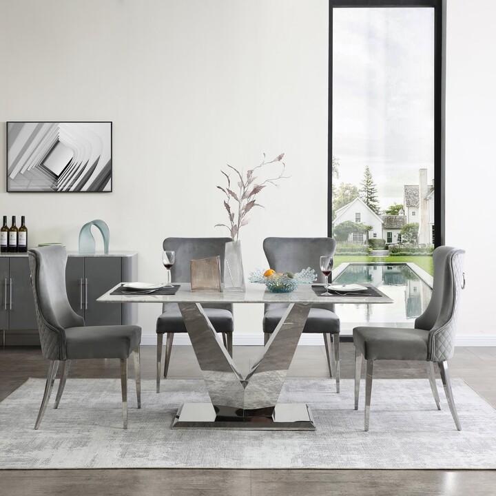 Indus Valley Metro Dining Table Off-White - ShopStyle