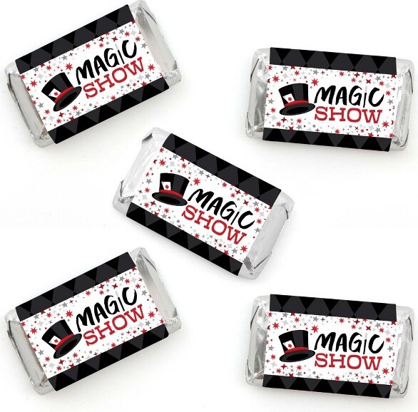 Big Dot of Happiness Ta-Da, Magic Show - Mini Candy Bar Wrapper ...