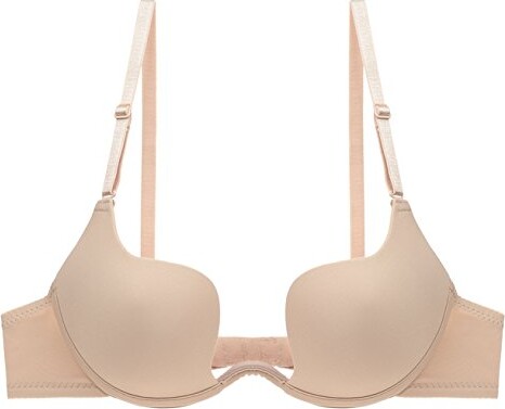 Aivtalk Women's Deep U Multiway Invisible Bra Sexy Push up Plunge ...