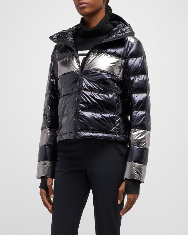 Perfect Moment Lily Star Metallic Puffer Coat - ShopStyle