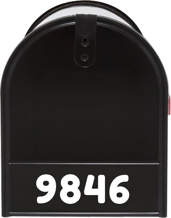 Etsy Mailbox Numbers Large House Address - Vinyl Sticker Face | Vwaq ...