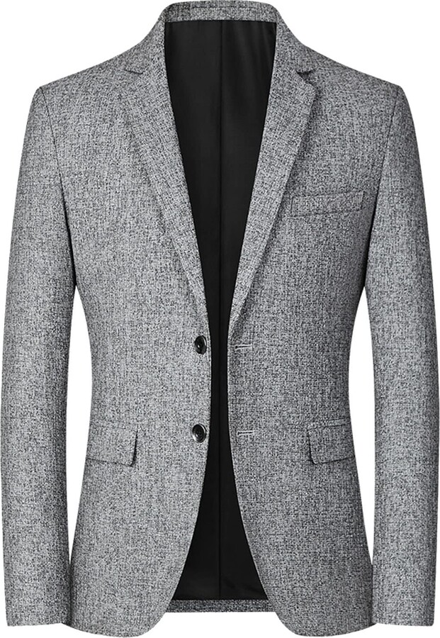 Generic Winter Down Jacket Men Retro Brushed Suit Collar Single Two ...