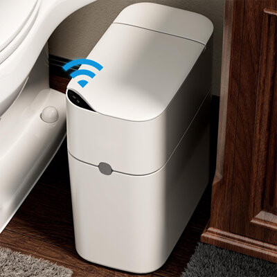 SCHRAPPER'S FINE CABINETRY, INC. Automatic Trash Can Bathroom Motion ...