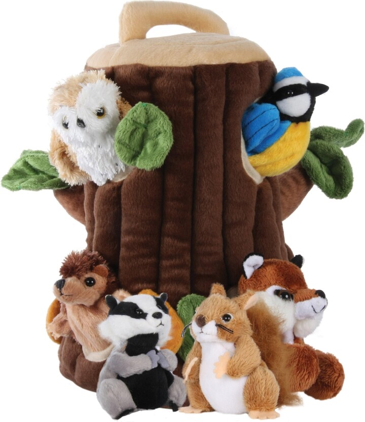 The Puppet Company Hide-Away Puppets - Tree House with Finger Puppets ...