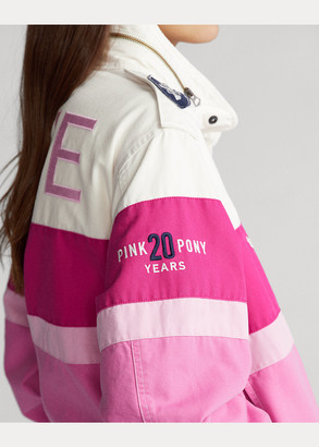 Ralph Lauren Pink Pony Cotton Canvas Bomber Jacket - ShopStyle