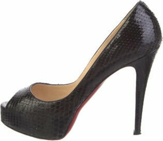 Christian Louboutin Hyper Prive 120 Python Pumps - ShopStyle