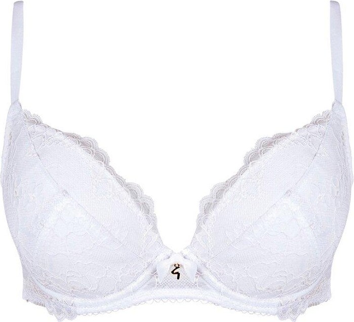 Gossard Superboost Lace Padded Plunge Bra - White - ShopStyle