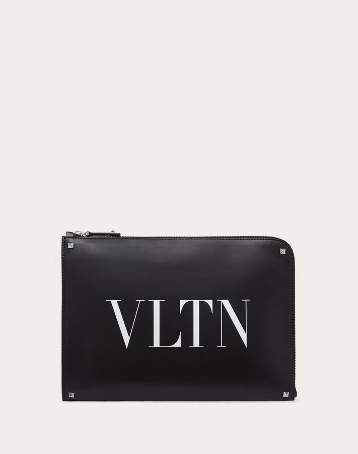 VALENTINO GARAVANI UOMO Leather Vltn Briefcase - ShopStyle