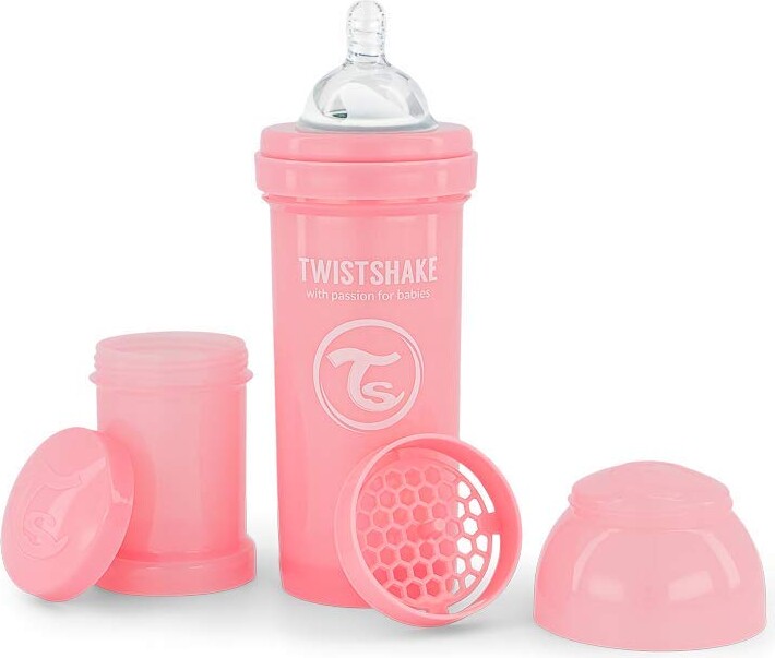 Twistshake Anti-Colic Baby Bottle with Milk Powder Container and Mixer ...