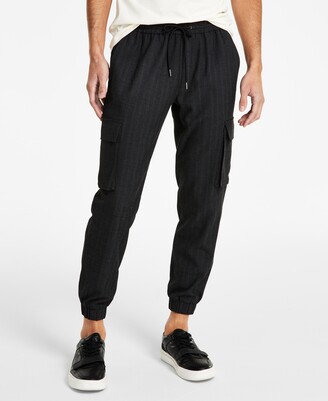 INC International Concepts Men's Slim-Fit Brushed Cargo Jogger Pants ...