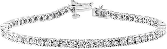 Lab Grown Diamonds 14K 1.00 Ct. Tw. Lab-Grown Diamond Tennis Bracelet - ShopStyle