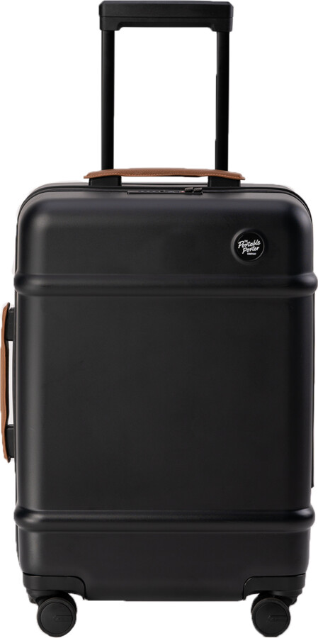 The Portable Porter Company - Classic Black - Carry On - Suitcase ...