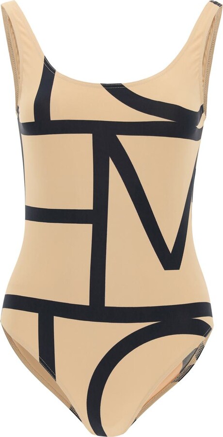 Totême One Piece Monogram Swimsuit - ShopStyle