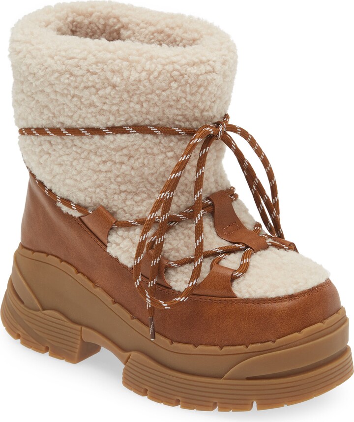 Jeffrey Campbell Subzero Faux Shearling Boot - ShopStyle