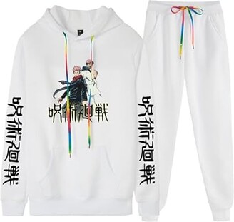 HongwenStore Jujutsu Kaisen Casual Tracksuit Unisex Anime Itadori Yuji ...