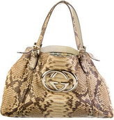 Gucci Python Britt Tote - ShopStyle