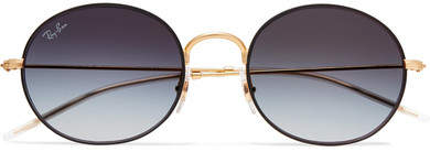 Ray-Ban Beat Round-frame Gold-tone Sunglasses - ShopStyle