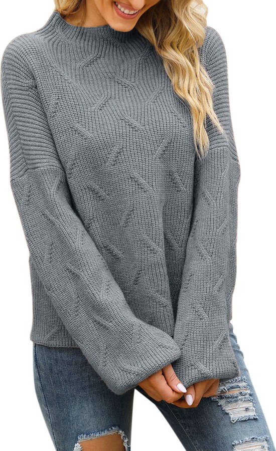 SDERG Knitted Jumpers for Women - ShopStyle Knitwear