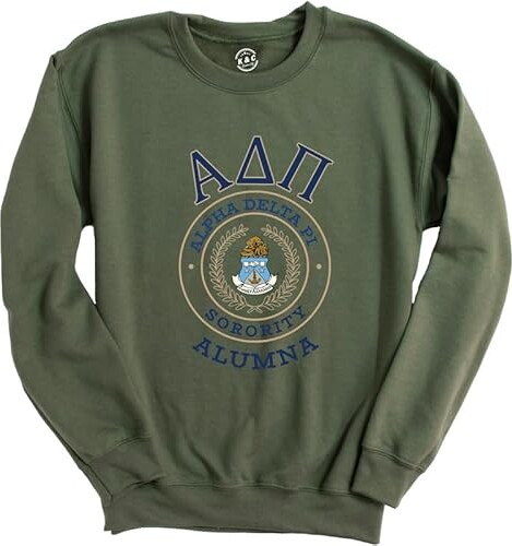 Kite and Crest Alpha Delta Pi Sweatshirt - ADPI Alumna Vintage Sorority ...