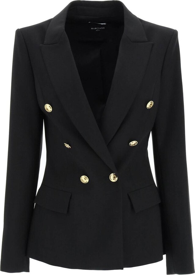 Marciano by guess 'shelly double-breasted blazer - ShopStyle