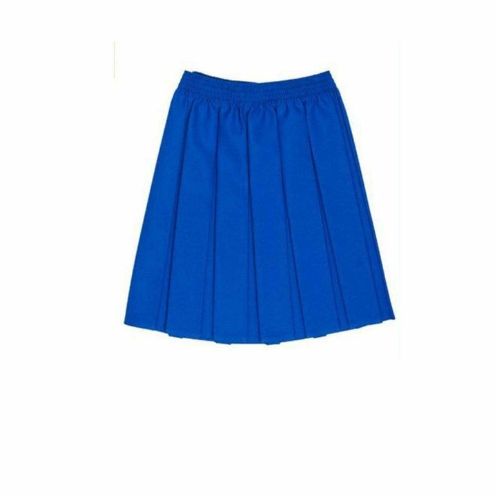 Comfiestyle Kids Pleated School Mini Skirt. Royal Blue - ShopStyle