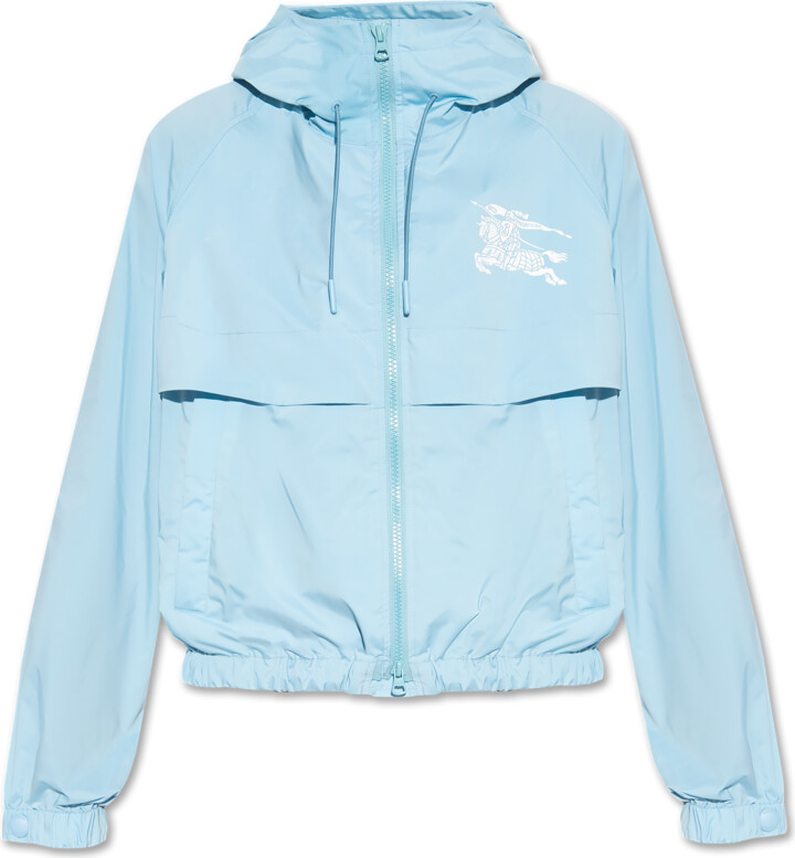 Burberry Light Blue ‘Sutterby’ Jacket - ShopStyle