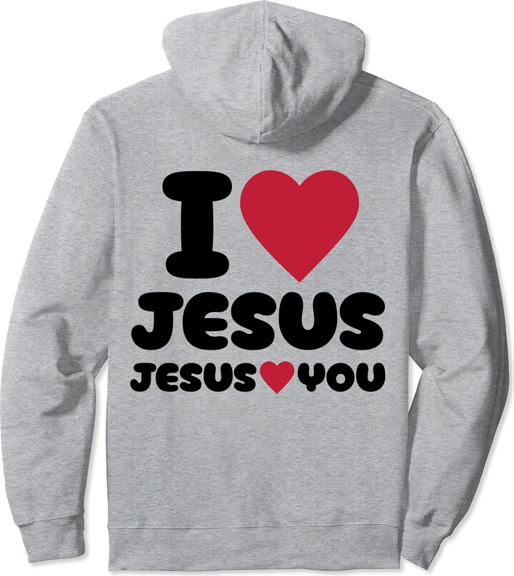 I Heart Jesus and He Loves You Christian Apparel I Love Jesus and Jesus ...