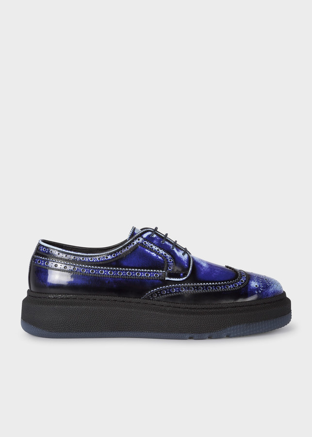 Paul Smith Men's Brush-Off 'Nash' Leather Brogues With Rubber Soles ...