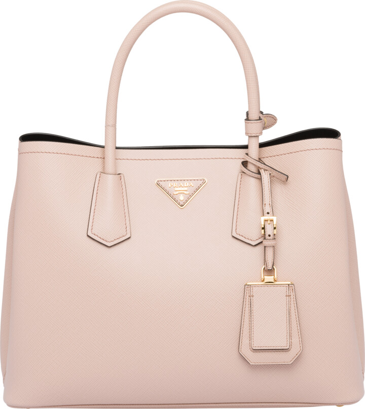 Prada Medium Saffiano Leather Double Bag - ShopStyle