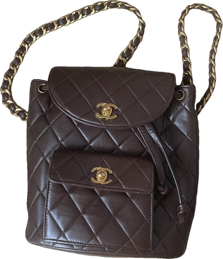 Chanel Duma leather backpack - ShopStyle