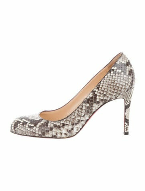 Christian Louboutin Snakeskin Animal Print Pumps - ShopStyle