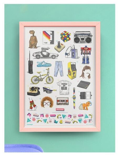 Icons of the 80's Poster - ShopStyle Artwork