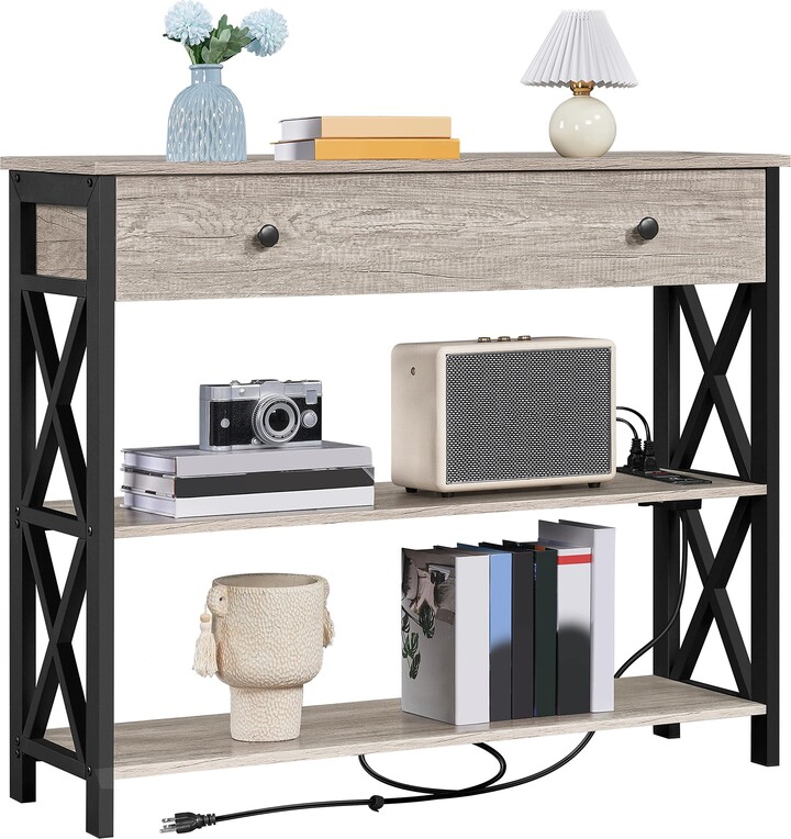 Yaheetech Console Table with Power Outlets and USB Ports - ShopStyle