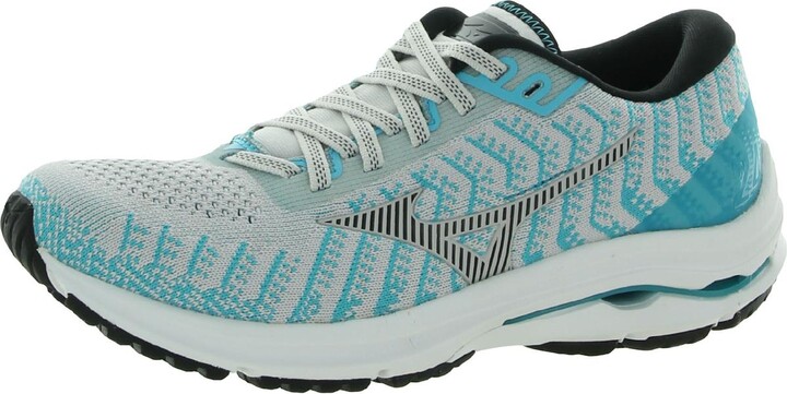Mizuno Wave Rider 24 Waveknit D Womens Knit Gym Running Shoes ...
