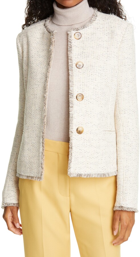 Helene Berman Judy Crop Tweed Jacket - ShopStyle
