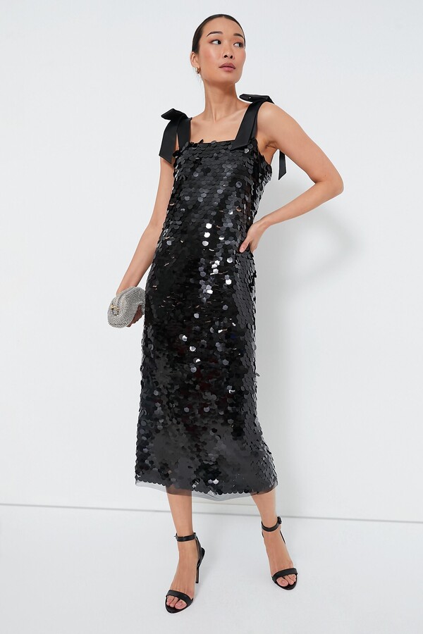 Tuckernuck Jet Black Sequin Roxy Dress - ShopStyle