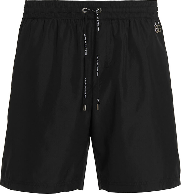 Dolce & Gabbana Logo Swimming Trunks - ShopStyle Swimwear