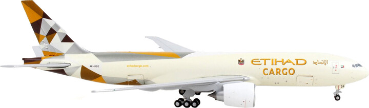 Boeing 777F Commercial Aircraft "Etihad Cargo" Beige with Graphics ...