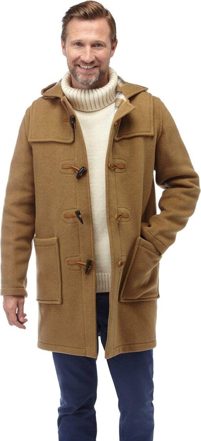 Original Montgomery Mens Long Duffle Coats -- Camel - ShopStyle