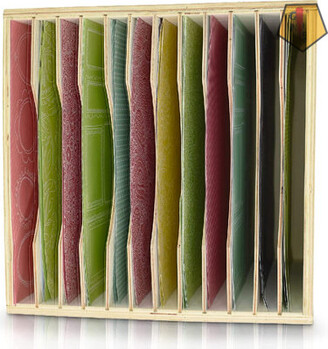 GN109 Wood - Paper Storage Organizer - File Box With 12 Tray Design ...