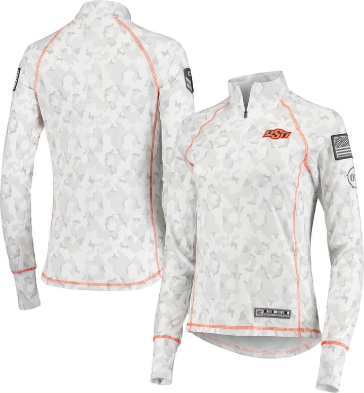 Colosseum Women's White Oklahoma State Cowboys Oht Military-Inspired Appreciation Officer Arctic ...