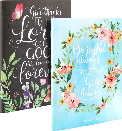 Faithful Finds 2 Pack Bible Study Journal Notebooks, A4 Size 8 x 10 In ...