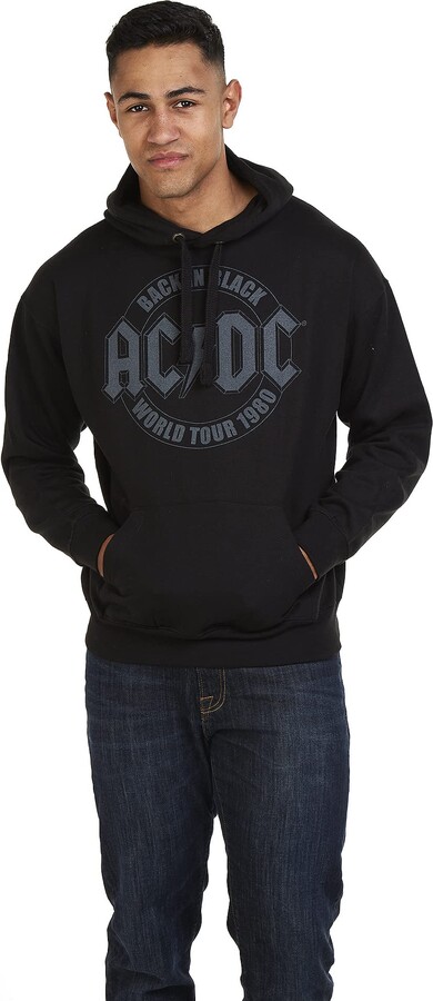 AC/DC Men's TOUR EMBLEM Regular Fit Hooded Long Sleeve Hoodie - ShopStyle
