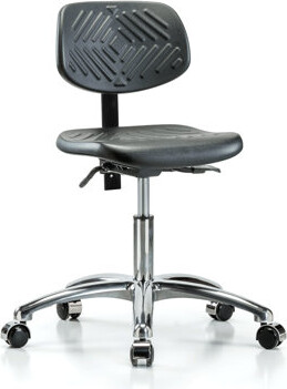 Perch Chairs & Stools PERCH Chrome Ergonomic Industrial Chair | Desk ...