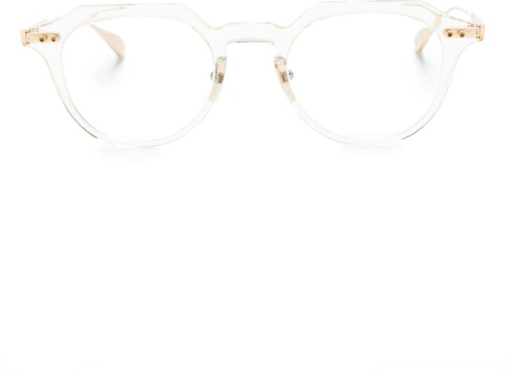 Dita Eyewear Transparent Round-Frame Glasses - ShopStyle Eyeglasses