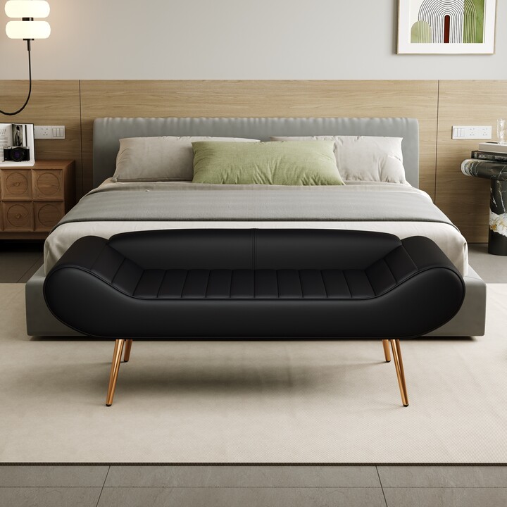 SUNMORYINC Sofa Stool PVC Fabric Can Be Placed in the Bed - ShopStyle