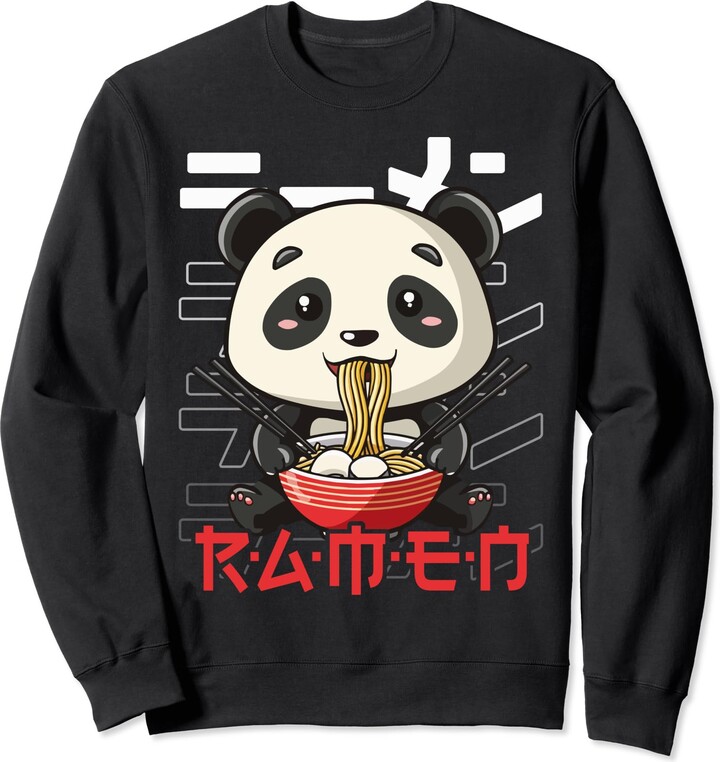 Anime Ramen Panda Kawaii Japanese Aesthetic Panda Loving Ramen Kawaii ...