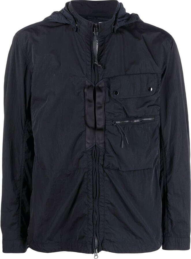 C.P. Company Chrome-R Goggles-hood jacket - ShopStyle