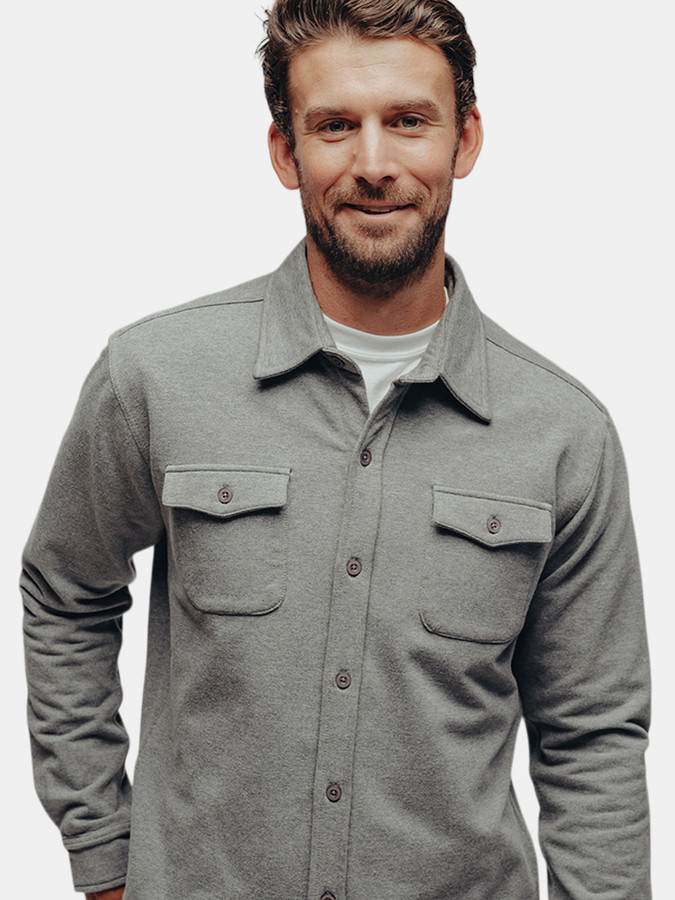 The Normal Brand Knit Workman Shirt Jacket - ShopStyle Outerwear