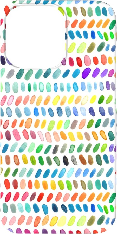 Shutterfly Custom iPhone 13 Mini Cases: Rainbow Dash Rows - Multi, Slim Case, Matte Finish ...